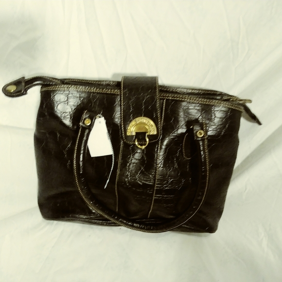 Pacific Connections | Bags | Pacific Connections Black Leather Faux ...